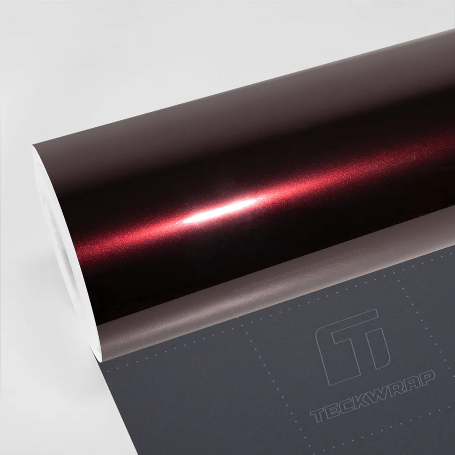 Deep Maroon Metallic PPF | Gloss Wine Red Paint Protection Film (CPX41 ...
